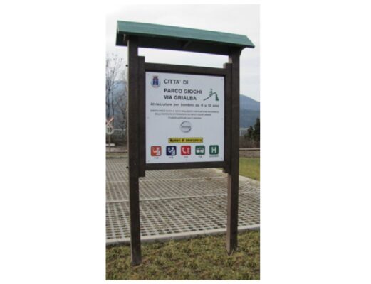 Bacheca Marmolada parco giochi in plastica riciclata - AB Company